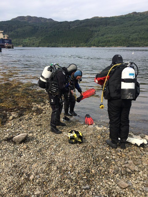 Stephen's First Open Water Dive - Thistle Divers